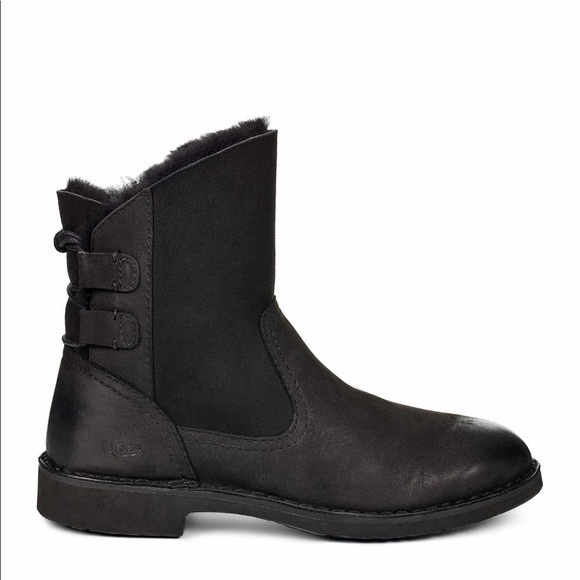 UGG | Shoes | Ugg Nwt Naiyah Laceback Genuine Shearling Boot | Poshmark